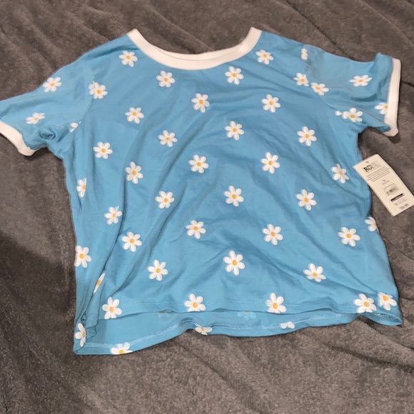 No Boundaries | Tops | Bci Nobo Blue Daisy Shirt | Poshmark
